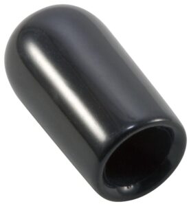 caplugs vc-250-8 vc series – plastic round cap 1000 pack, black vinyl, 0.25" w x 0.5" l protective closures, thread protectors, dust and moisture seals, masking, plating, color coding (99190106)