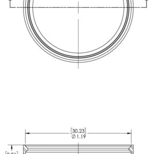 Caplugs SF-CC-8 SF Series – Plastic Cap for Split-Flange Connections, 60 Pack, Translucent LD-PE, Nominal Flange Size 1/2" Protective Closures, Dust and Debris Seals, Corrosion Prevention (ZCC8Q1)