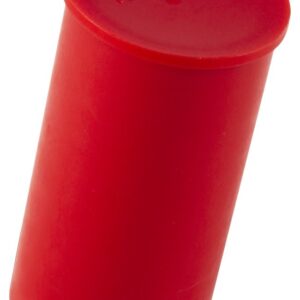 Caplugs 99394917 Plastic Long-Threaded Connector Cap RCL-8, PE-LD, to Cap Thread Size 3/4 Cap ID .739" Length 1.56", Red (Pack of 100)