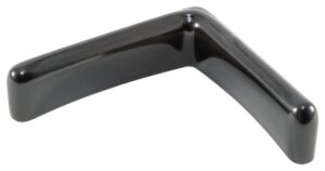 caplugs 99390641 plastic angle cap to cover metal 90 degree angle frame corners. vac-2000x2000-8, vinyl, angle frame size 2.000" metal thickness .125" height .500", black (pack of 24)