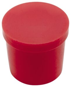 caplugs 99394621 plastic type k copper tubing plug. k-10, pe-ld, cap od 0.62" plug id 0.587", red (pack of 200)