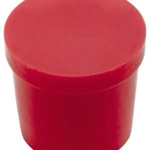 Caplugs 99394621 Plastic Type K Copper Tubing Plug. K-10, PE-LD, Cap OD 0.62" Plug ID 0.587", Red (Pack of 200)