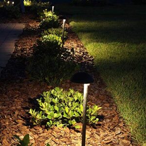 Makergroup S8 3156 Wedge Base LED Light Bulb 12VAC/DC Low Voltage 4Watt Warm White 2700K-3000K for Outdoor Landscape Lighting Pathway Deck Step Paver lights,Driveway Lights 6-Pack