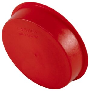 caplugs t-862 t series – plastic tapered cap and plug, 100 pack, red ld-pe, cap od 2.626" x plug id 2.87" protective closures, dust and moisture seals, mil spec, sae fittings, hydraulic, ez remove