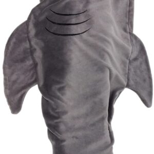 Silver Lilly Animal Tail Blanket - Plush Animal Sleeping Bag Blanket for Kids (Gray Shark)