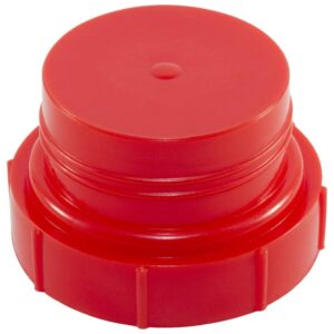 Caplugs PDO-104 – PDO Series – Plastic Threaded Plugs for SAE O-Ring Ports, 1000 Pack, To Plug Thread Size 7/16" - 20, High-Density Polyethylene (PE-HD), Red (99191593)