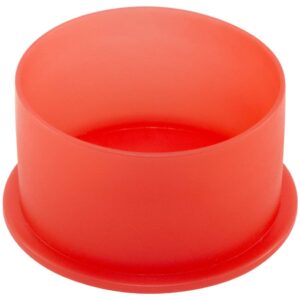 Caplugs QPN20Q1 Plastic Push-On NPT Cap to Cap Thread Size 1-1/4" PN-20, PE-LD, to Cap Thread Size 1-1/4", Red (Pack of 160)