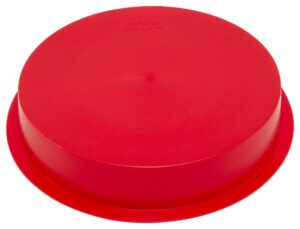 caplugs 99394337 plastic tapered cap and plug. t-1050, pe-ld, cap od 3.41" plug id 3.6", red (pack of 20)