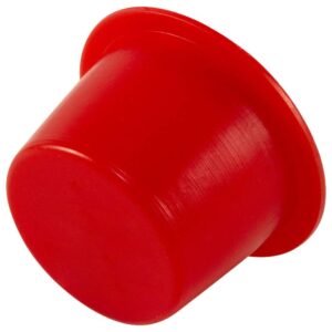 caplugs t-9x t series – plastic tapered cap and plug, 200 pack, red ld-pe, cap od 0.663" x plug id 0.823" protective closures, dust and moisture seals, mil spec, sae fittings, hydraulic (99394285)