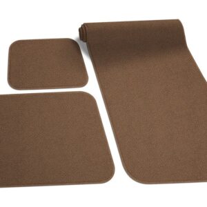 Prest-O-Fit 5-0264 Decorian 3 Piece RV Rug Set Caramel Brown