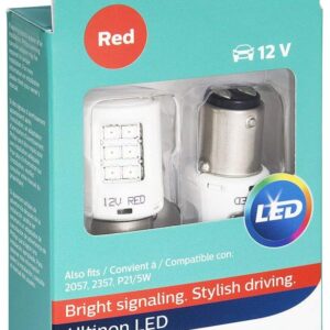 Philips 1157RLED Ultinon LED (Red), 2 Pack