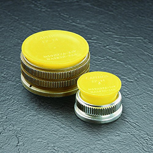 Caplugs 99394533 Plastic Plug for Threaded Connectors. EP-12, PE-LD, to Plug Nominal Thread Size 3/4-20", Yellow (Pack of 200)