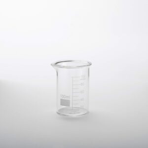 american metalcraft gbe3 chemistry beaker, glass, 3-1/4 oz. capacity, 2-1/2" diameter, 3" height