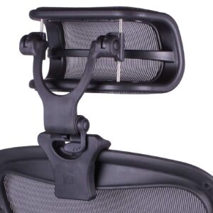 Engineered Now The Original Headrest for The Herman Miller Aeron Chair (H4 for Remastered, Graphite)