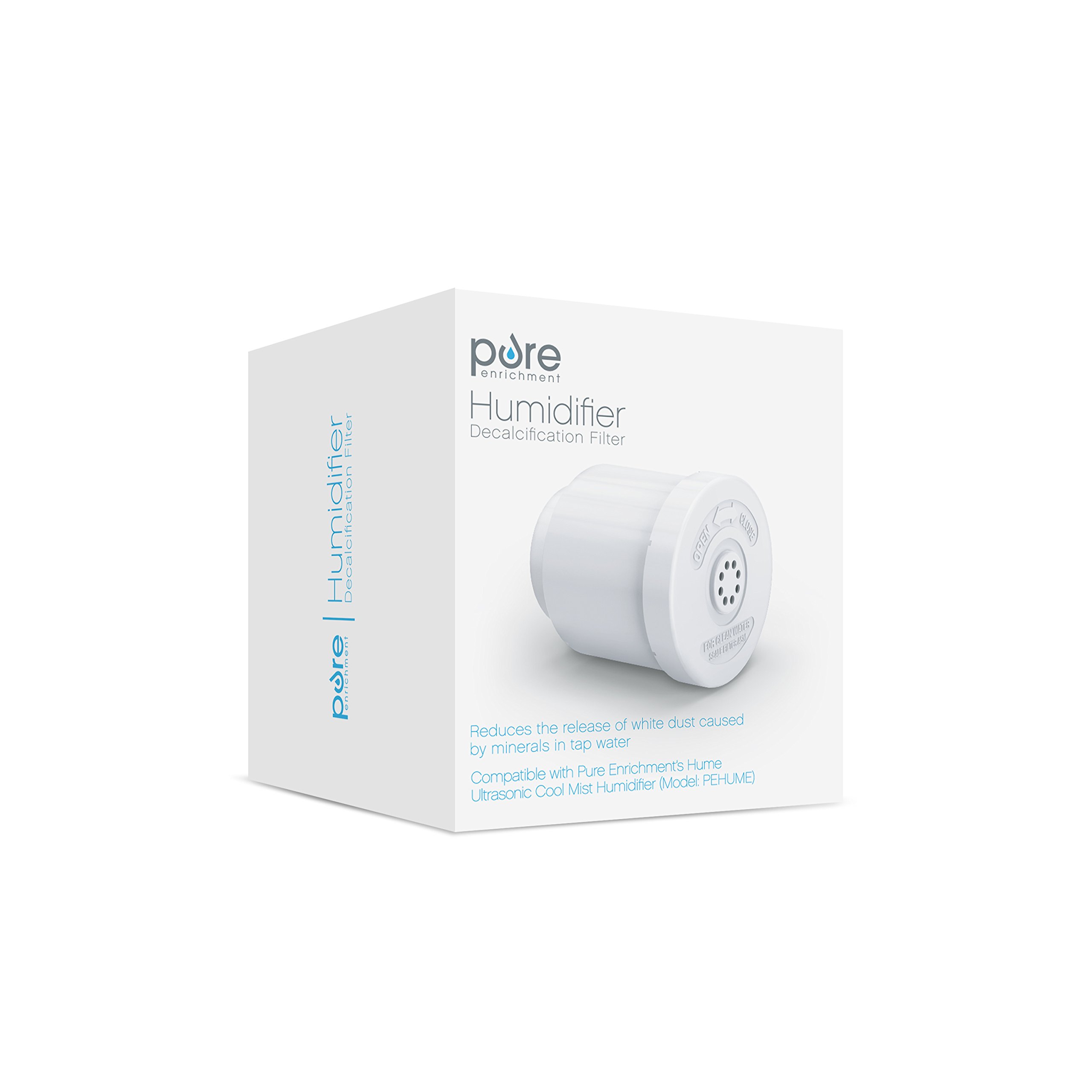 Humidifier Decalcification Cartridge Filter – Compatible with Pure Enrichment's Hume Ultrasonic Cool Mist Humidifier (Model: PEHUME)