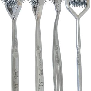 Premium German Wartenberg Pinwheel 1 3 5 and 7 Wheel Set of 4