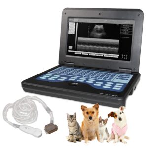 portable ultrasound scanner veterinary pregnancy with 3.5 mhz micro convex probe for cat/dog small animals