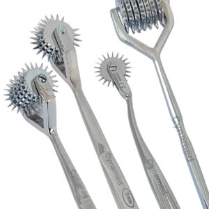 Premium German Wartenberg Pinwheel 1 3 5 and 7 Wheel Set of 4