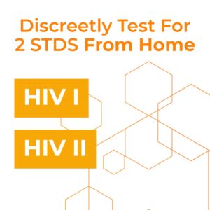 myLAB Box HIV Test Kit at Home - Easy & Convenient HIV-1/HIV-2 STD Test Kit for Men & Women - Accurate Results with Combo Antigen/Antibody Elisa - Finger Prick Blood Sample - FSA/HSA Eligible