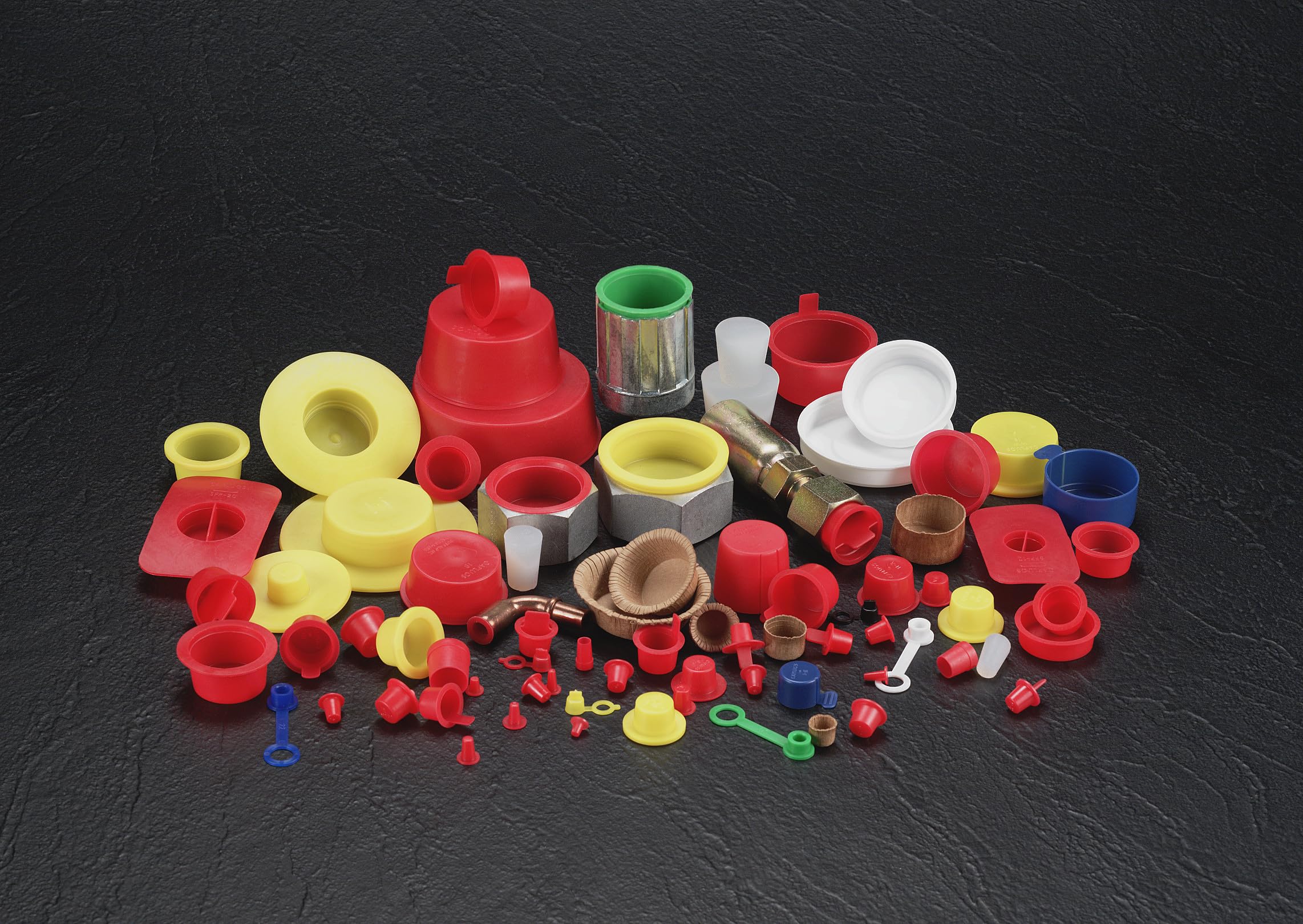 Caplugs T-14X T Series – Plastic Tapered Cap and Plug, 500 Pack, Red LD-PE, Cap OD 1.113" x Plug ID 1.284" Protective Closures, Dust and Moisture Seals, MIL Spec, SAE Fittings, Hydraulic, EZ Remove