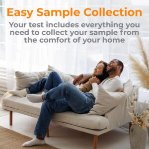 myLAB Box HIV Test Kit at Home - Easy & Convenient HIV-1/HIV-2 STD Test Kit for Men & Women - Accurate Results with Combo Antigen/Antibody Elisa - Finger Prick Blood Sample - FSA/HSA Eligible