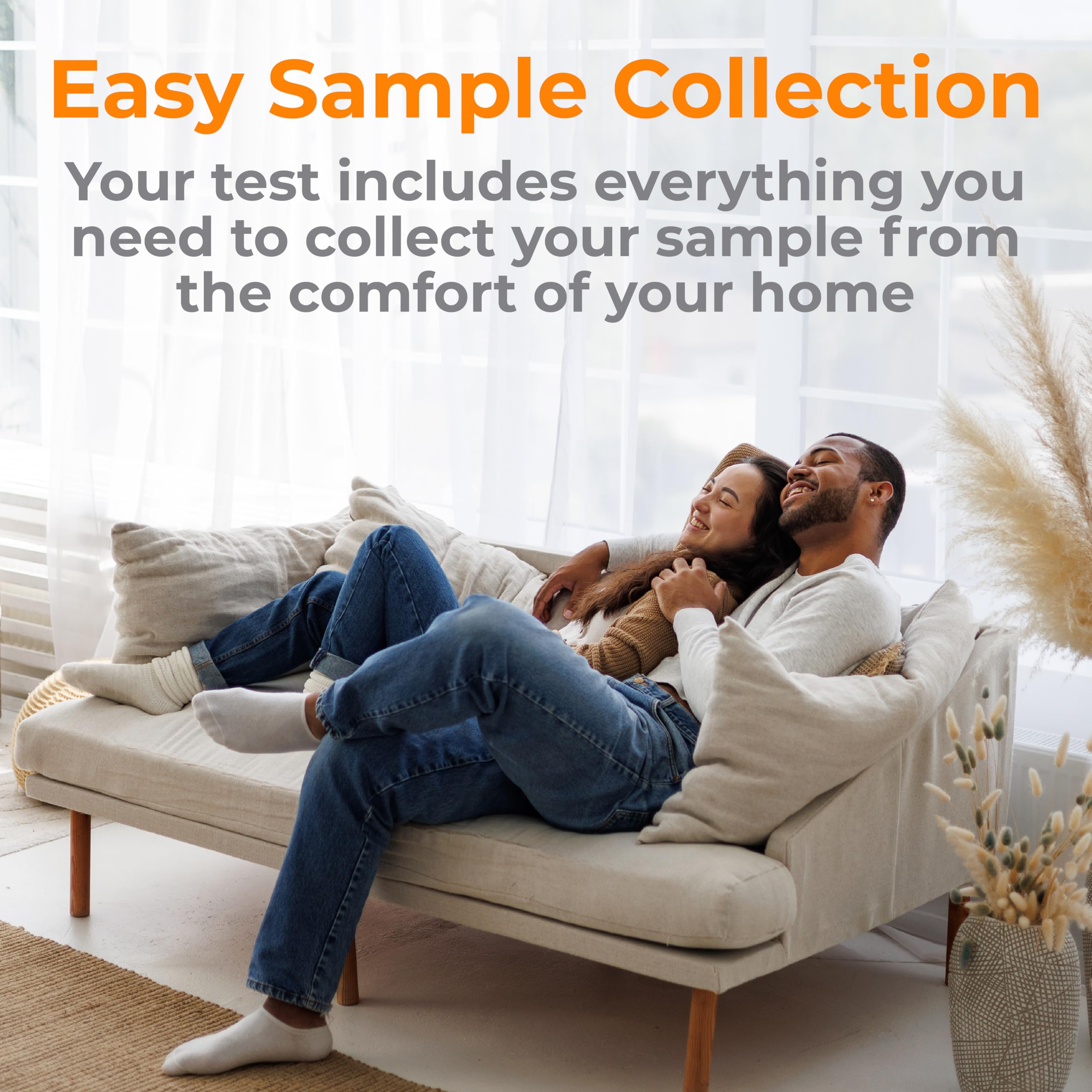 myLAB Box HIV Test Kit at Home - Easy & Convenient HIV-1/HIV-2 STD Test Kit for Men & Women - Accurate Results with Combo Antigen/Antibody Elisa - Finger Prick Blood Sample - FSA/HSA Eligible