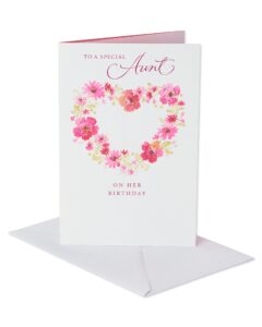 american greetings birthday card for aunt (floral)