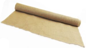 aayu premium burlap fabric liner roll | 48 inch x 10 yards | heavy duty (10 oz) | diy burlap | landscaping cloth barrier, natural jute bulk ribbon | wedding burlap runner