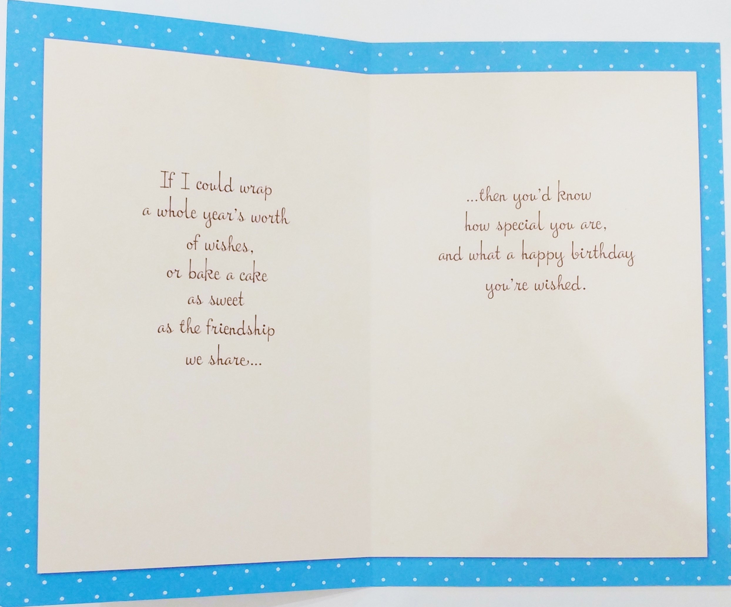 Happy Birthday to My Dear Friend Greeting Card -"Friendship We Share"