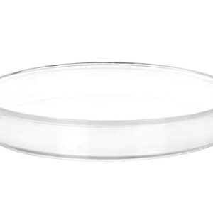 EISCO Plastic Petri Dish with Lid - 6" Diameter, 0.75" Depth - Molded in Polypropylene - Reusable, Autoclavable - Translucent