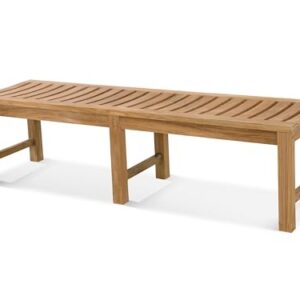 Douglas Nance Classic 6' Teak Backless Bench