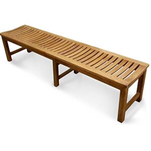 Douglas Nance Classic 6' Teak Backless Bench