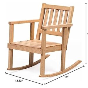 Lehman's Eli & Mattie Amish Handcrafted Little Child Wooden Rocking Chair