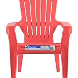 Adams Kids Red Polypropylene Adirondack Chair