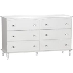 little seeds rowan valley laren 6 drawer dresser, white