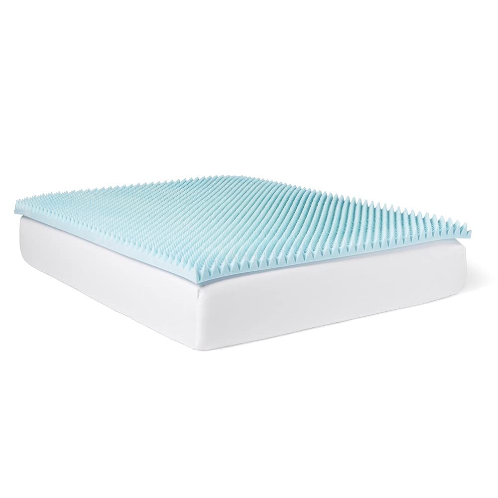 Slumber Solutions Gel Highloft 3-inch Memory Foam Mattress Topper Queen