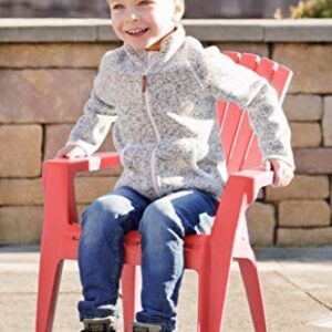 Adams Kids Red Polypropylene Adirondack Chair