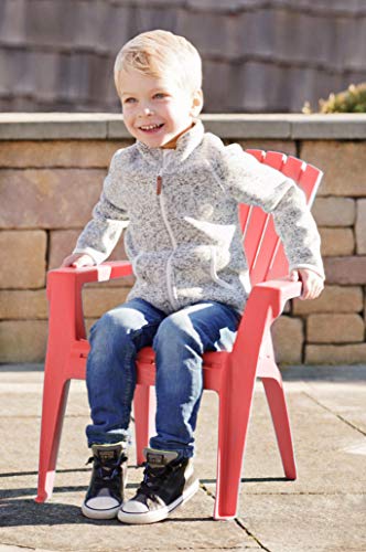 Adams Kids Red Polypropylene Adirondack Chair