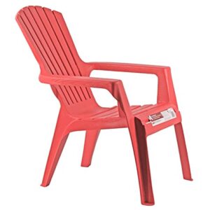 Adams Kids Red Polypropylene Adirondack Chair