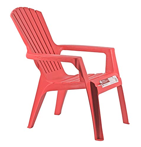 Adams Kids Red Polypropylene Adirondack Chair