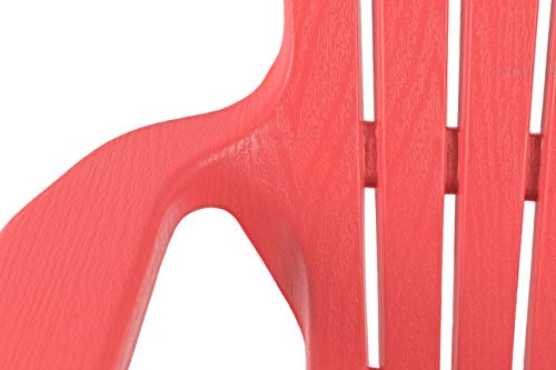 Adams Kids Red Polypropylene Adirondack Chair