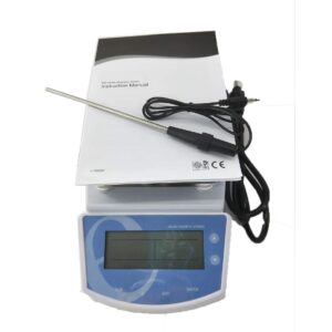 MS300 Hot Plate Magnetic Stirrer Digital Thermostatic Magnetic Stirrer with Maximum Stirring Capacity 2 Liters LCD Display Max Temperature 300 Degree Celsius