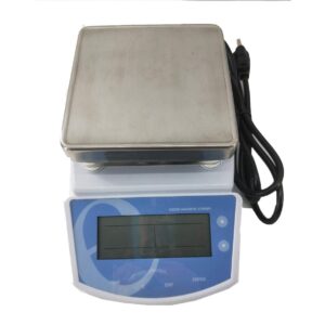 MS300 Hot Plate Magnetic Stirrer Digital Thermostatic Magnetic Stirrer with Maximum Stirring Capacity 2 Liters LCD Display Max Temperature 300 Degree Celsius