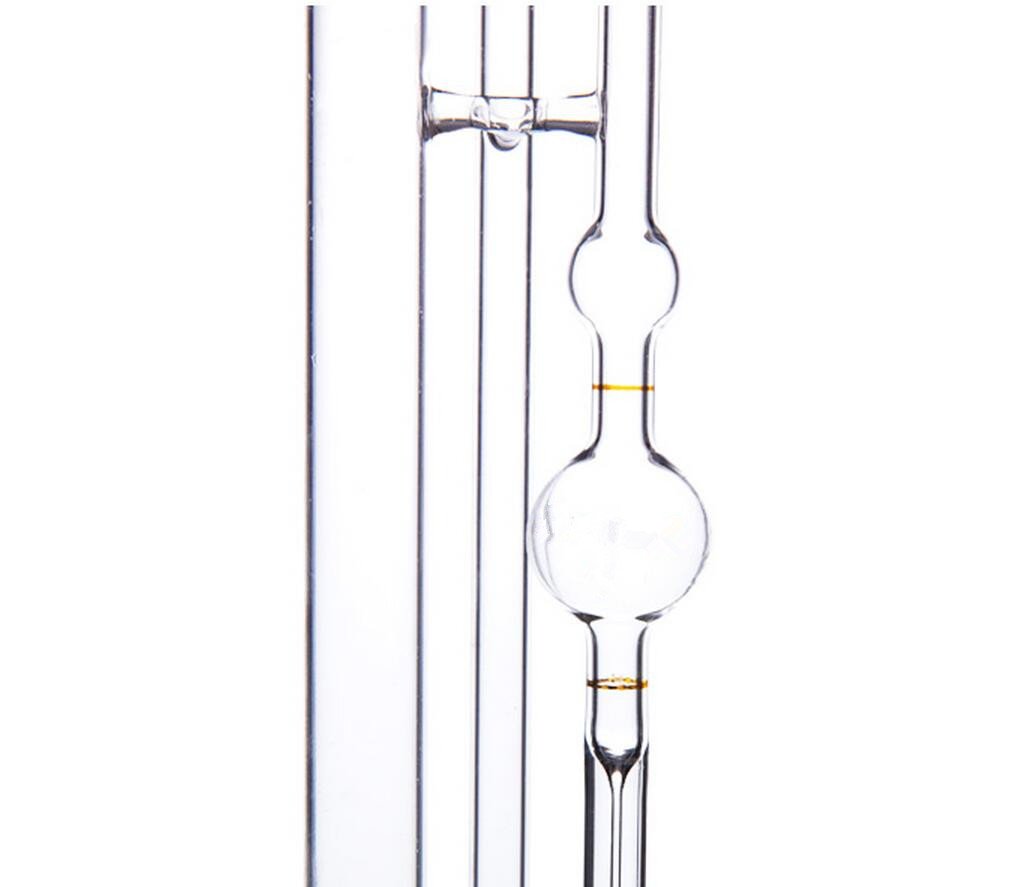 1835 Ubbelohde Viscometer Glass Capillary Viscosity Meter (0.3-0.4mm)