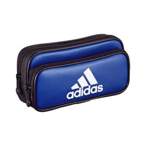 mitsubishi pencil pt1500ai04b1 pencil case ai04 blue white enamel double pocket