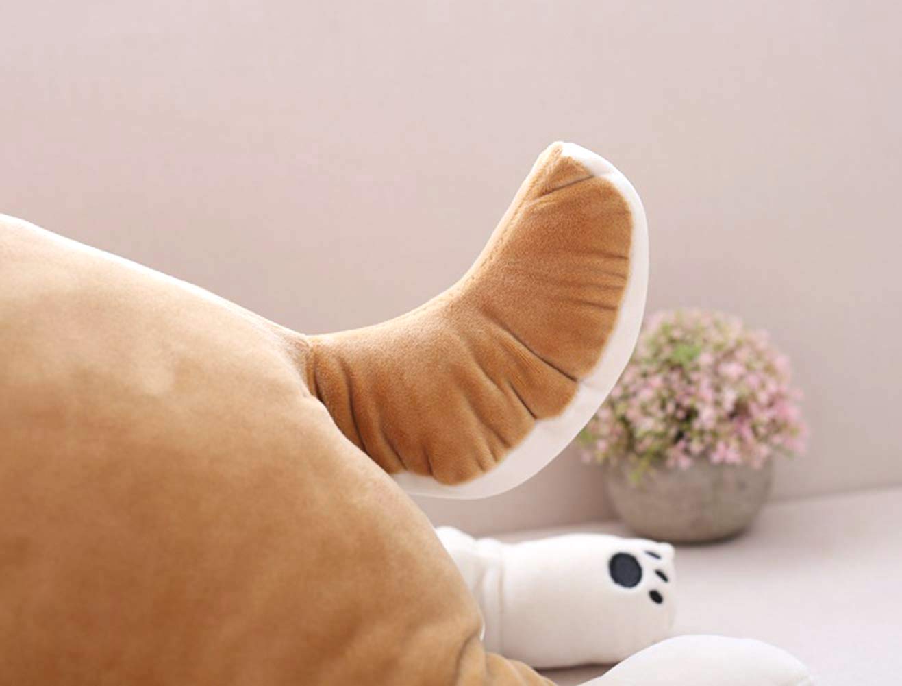 30'' Shiba Inu Plush Stuffed Animal, Giant Stuffed Animals for Anxiety, Big Shiba Inu Corgi Plush, Dog Plush Pillow Hugging Pillow Sleeping Dog Cushion Soft Plush Toy Big Stuffed Animals Kawaii Decor