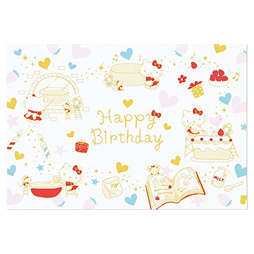 Sanrio Original Hello Kitty 3D Birthday Card Greeting Card