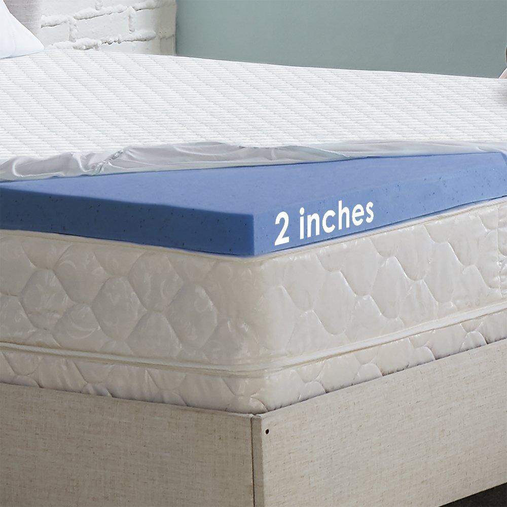 Serta 2" Support Gel-Infused Memory Foam Mattress Topper, Twin XL