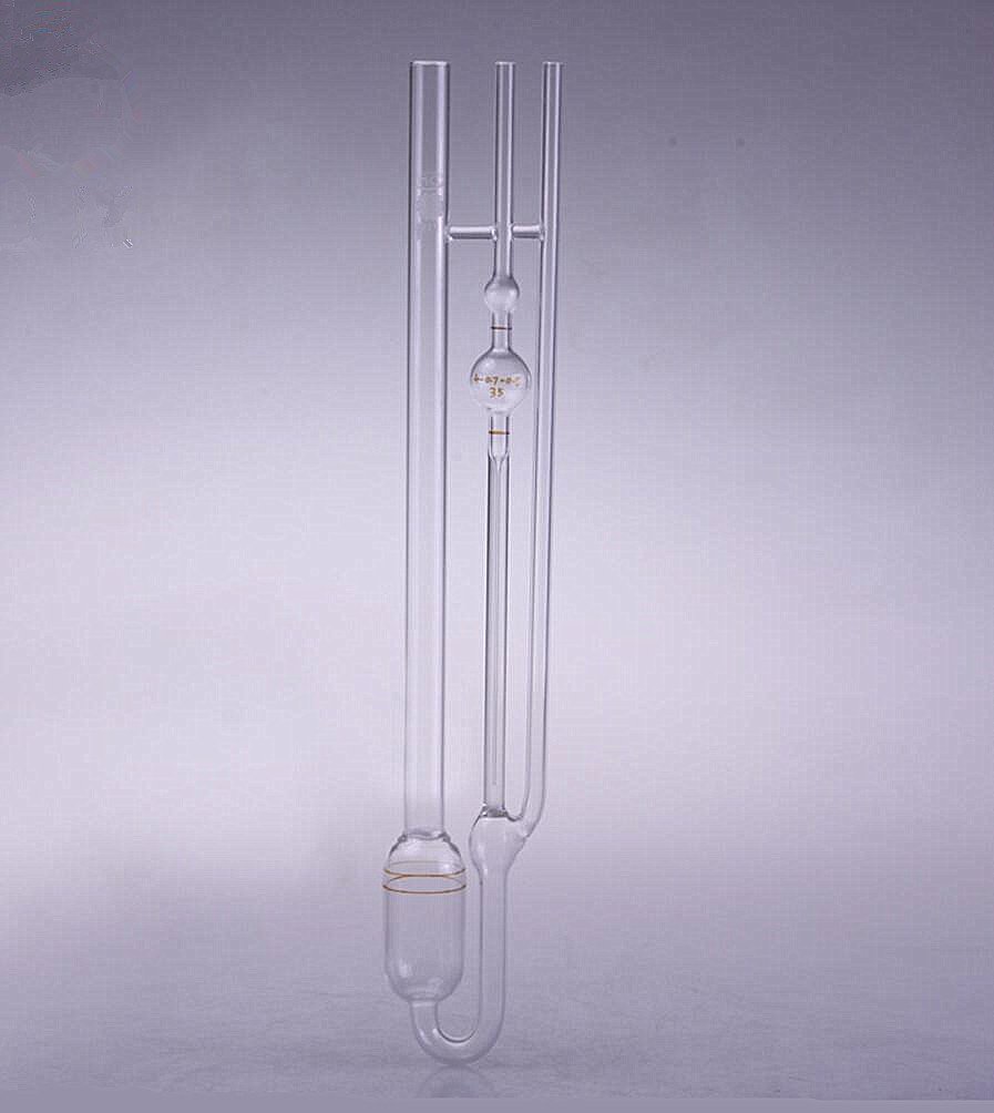 1835 Ubbelohde Viscometer Glass Capillary Viscosity Meter (0.3-0.4mm)