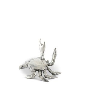 Vagabond House Pewter Metal Crab Place Card Holder/Cheese Markers 1 inch Tall